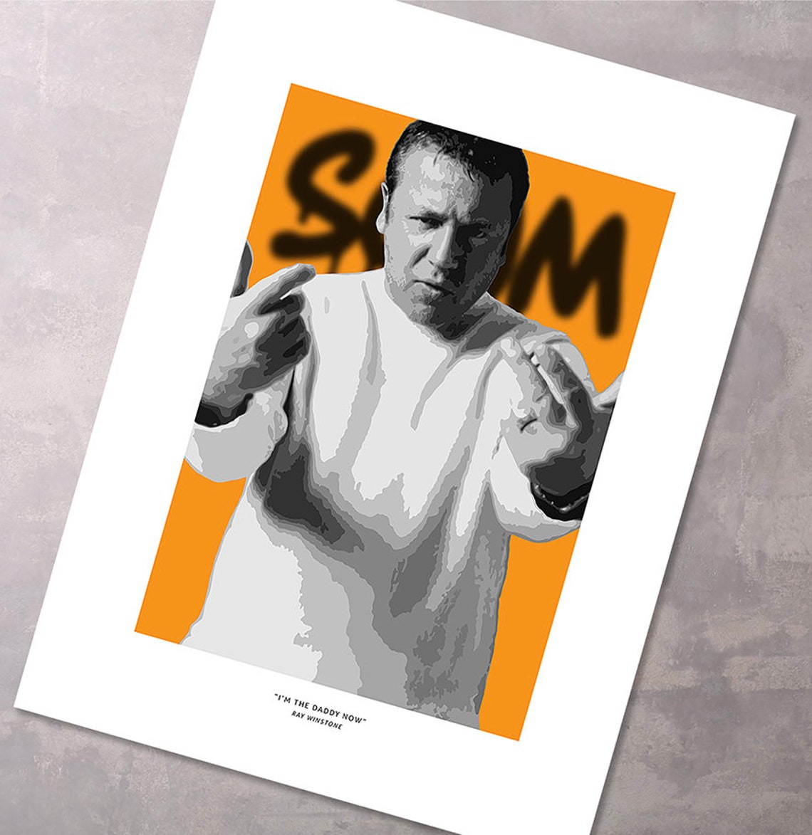 Ray Winstone SCUM Limited Edition A3 Digital Pop Art - Etsy