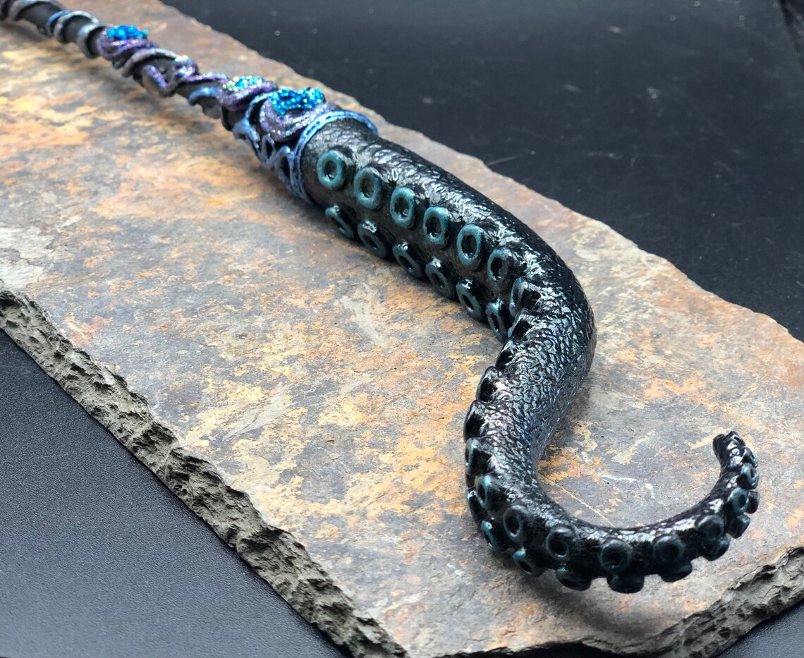 Sea Hag Octopus Sea Wand-mermaid Wand-pirate Wand-witch - Etsy