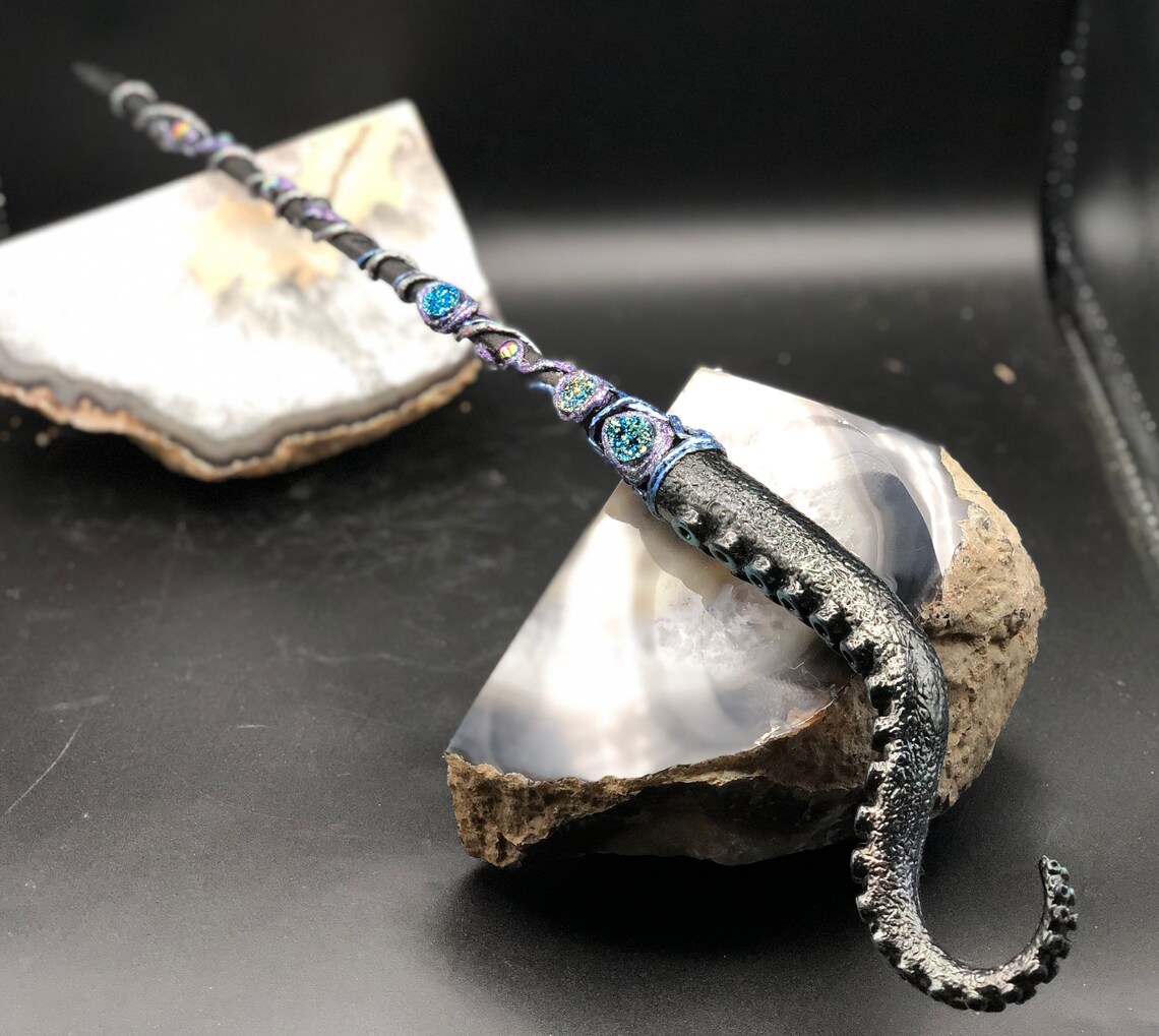 Sea Hag Octopus Sea Wand-mermaid Wand-pirate Wand-witch - Etsy
