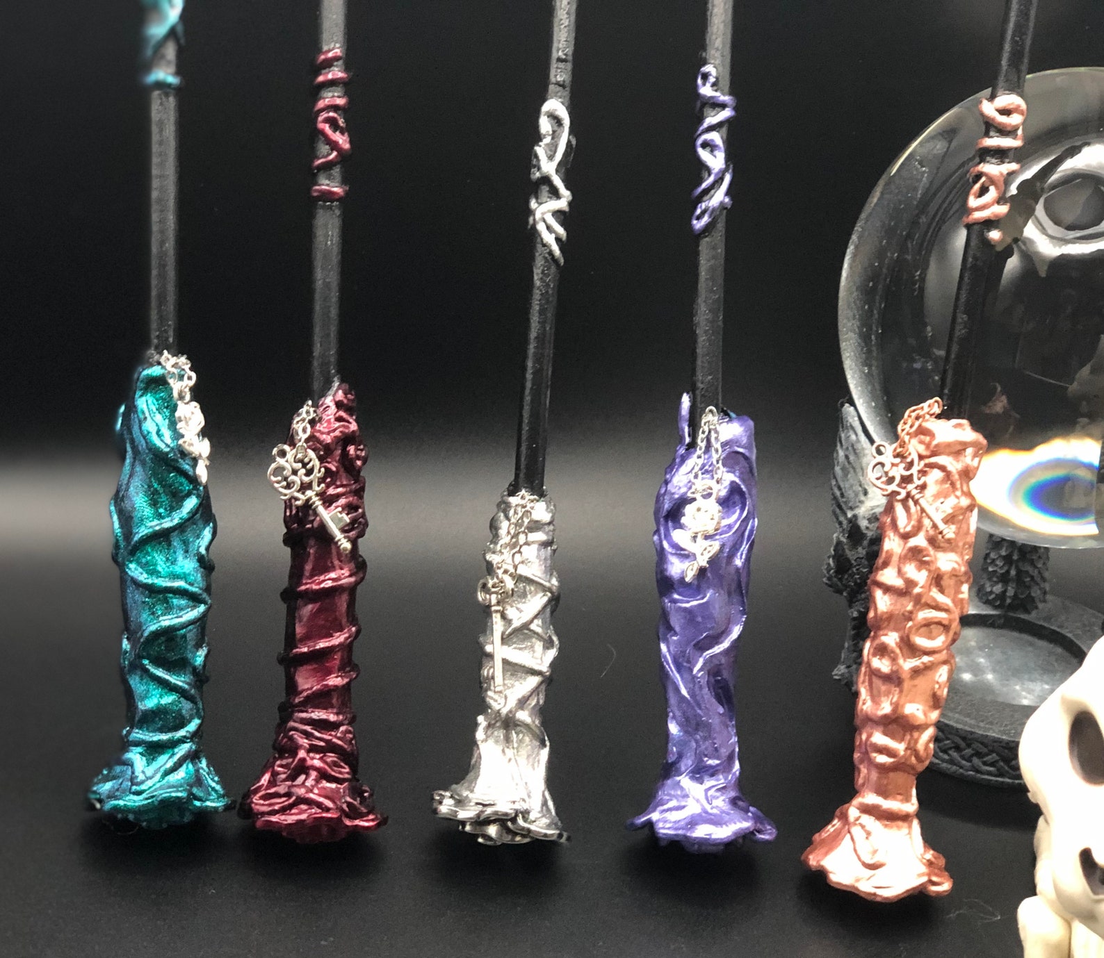 Witch fairy Wands sliver wand-wand witch wand renaissance - Etsy.de