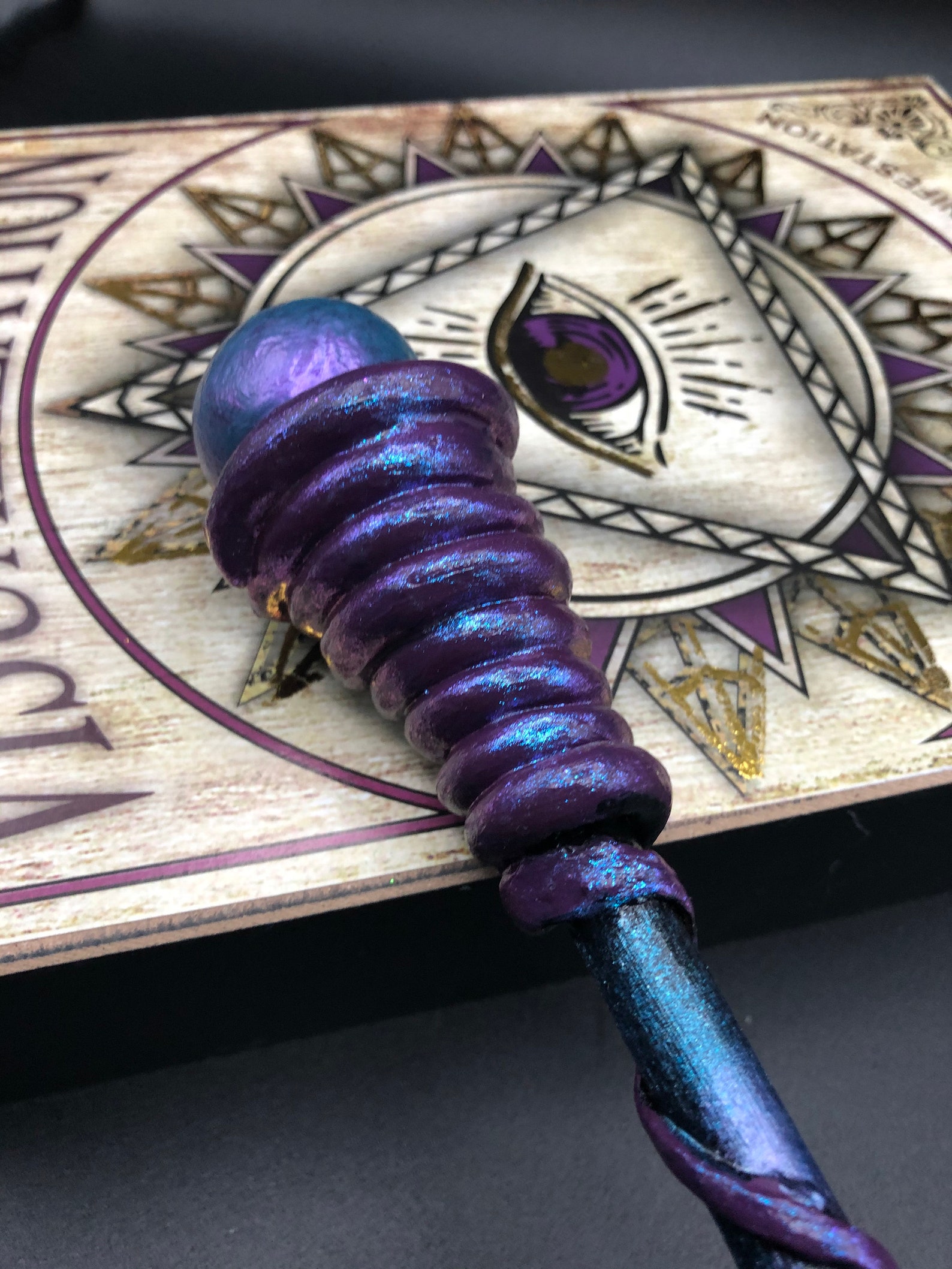 Witch Wizard Scepter Wand Black Magic Wand Wand Witch - Etsy