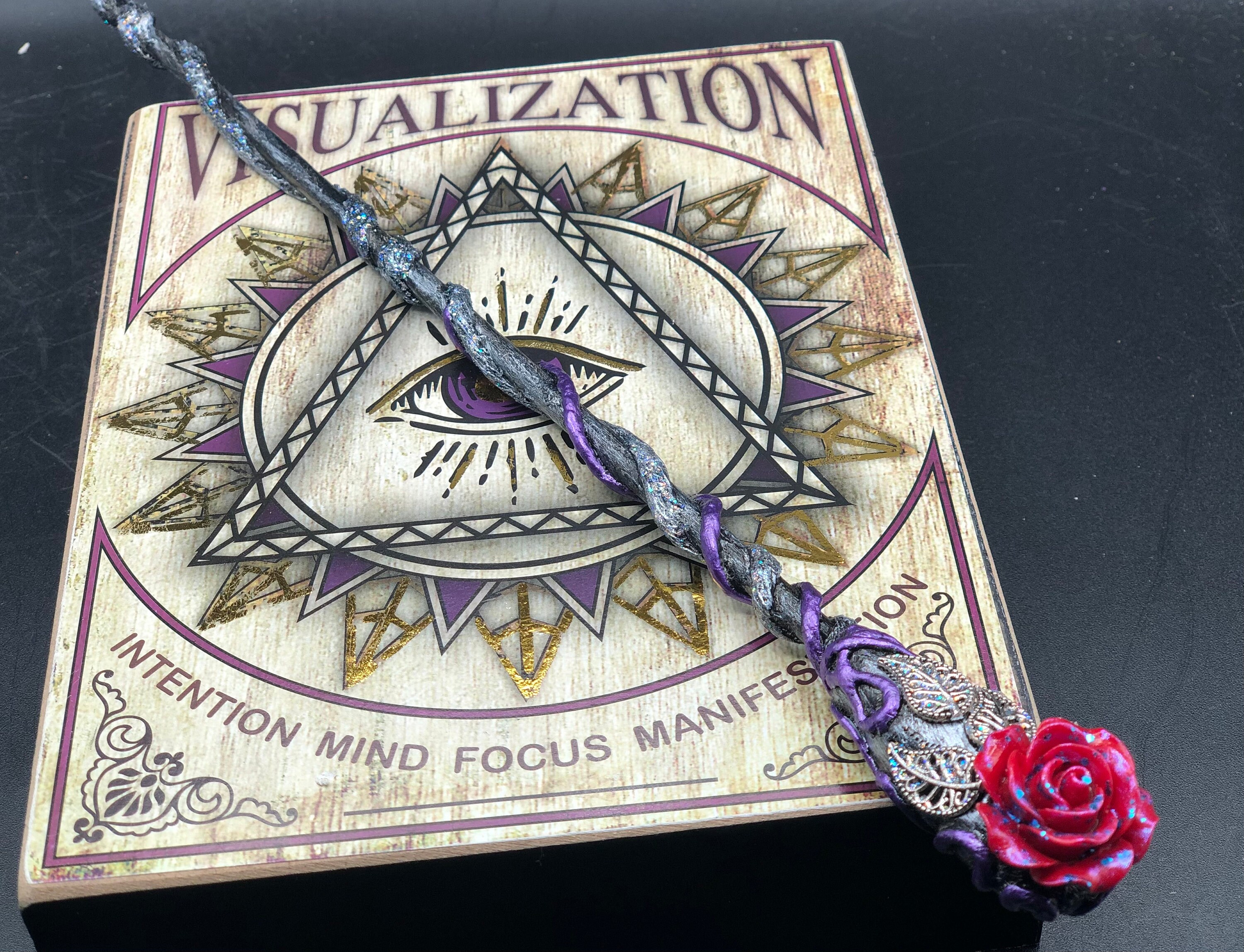 Witch/ Fairy Wand-purple Wand-wand-wizard Wand-pixie - Etsy