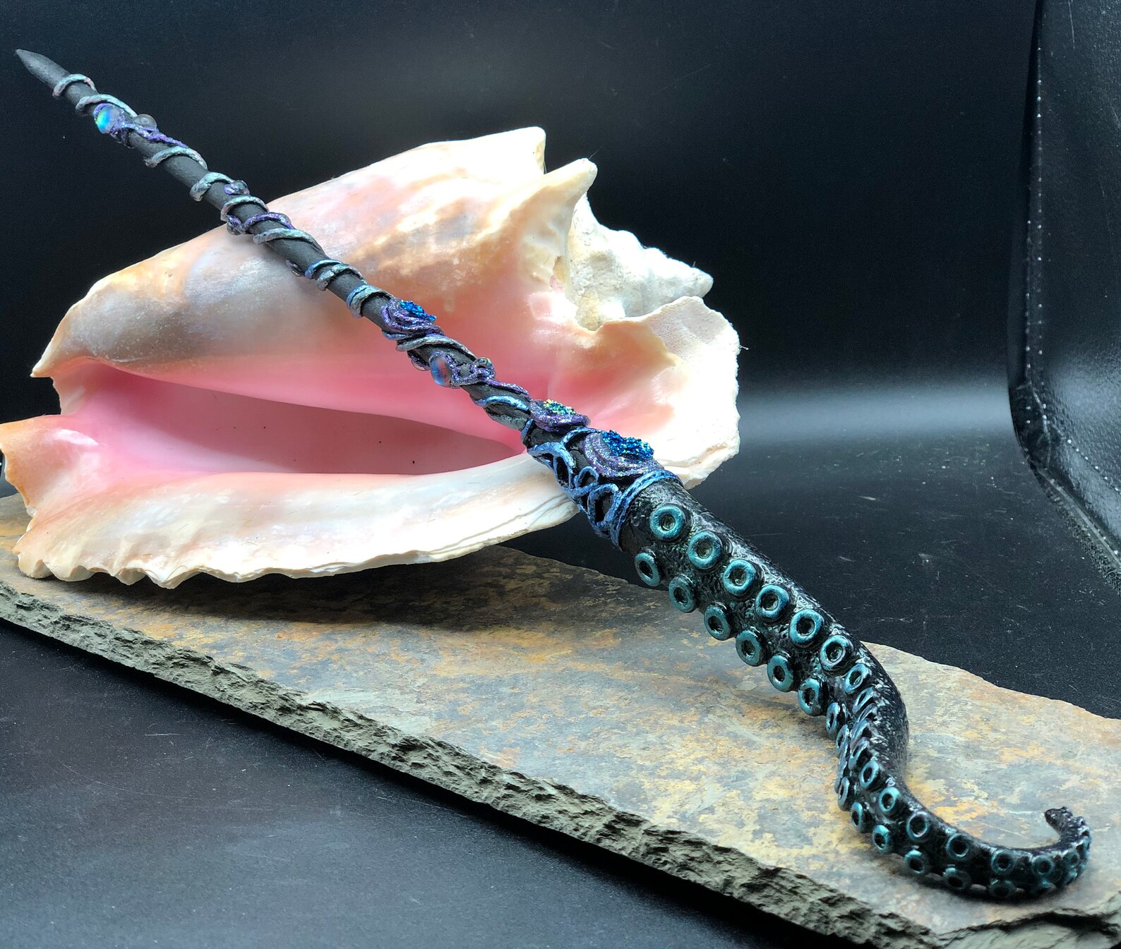 Sea Hag Octopus Sea Wand-mermaid Wand-pirate Wand-witch - Etsy