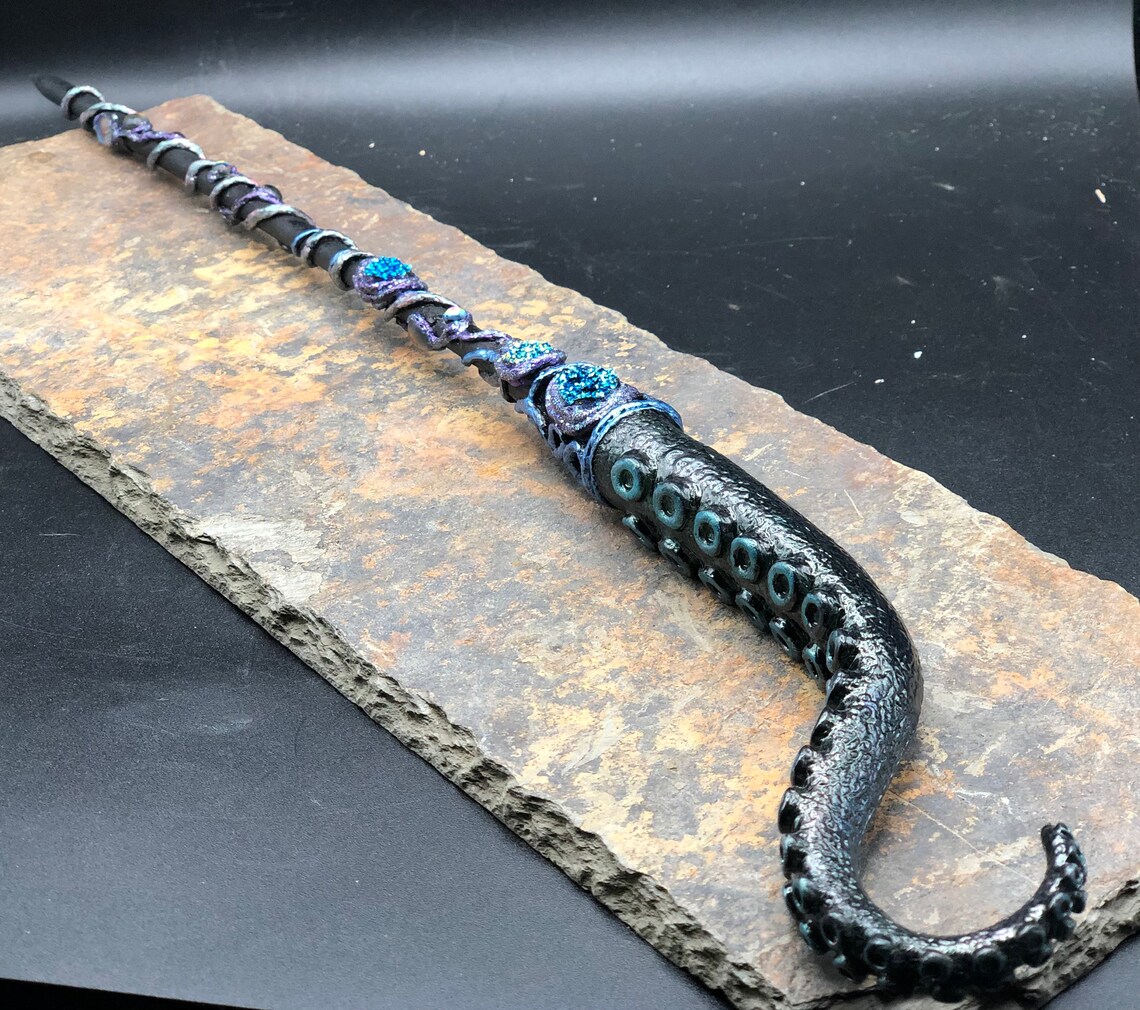 Sea Hag Octopus Sea Wand-mermaid Wand-pirate Wand-witch - Etsy