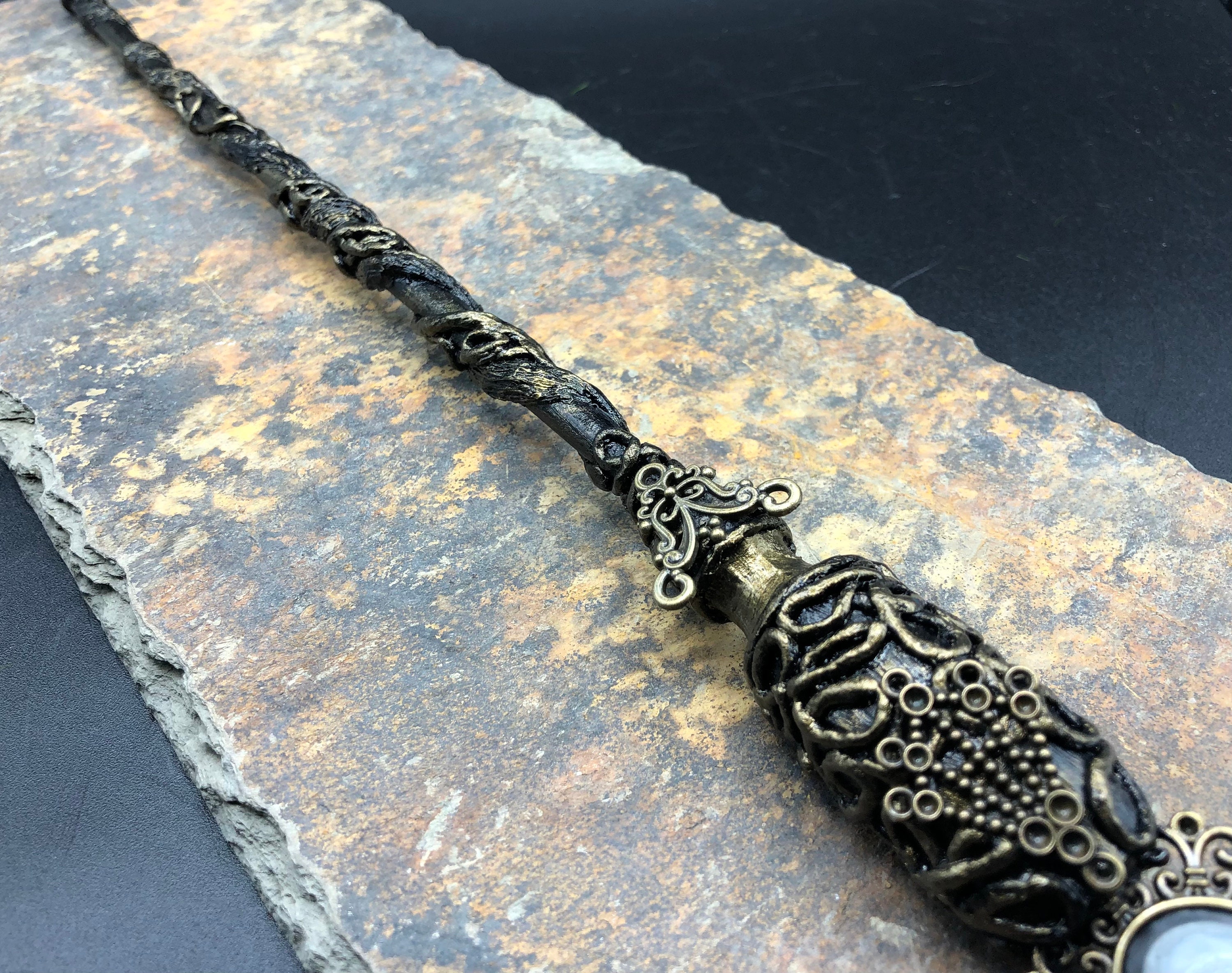 Witch wizard fairy wand-wand-cameo wand-queen scepter-royal - Etsy.de