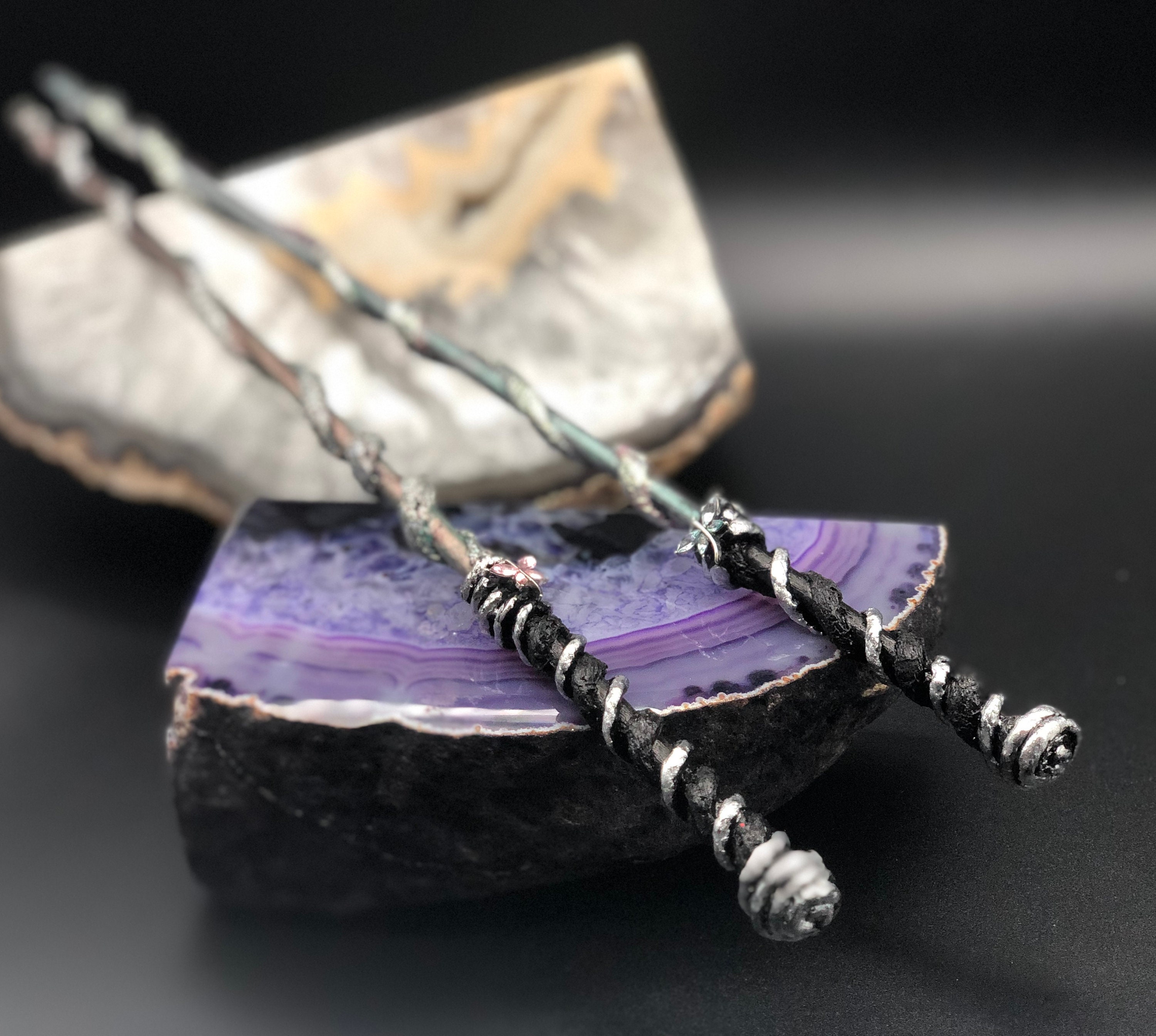 Pink or green fairy wands fairy wands wand pretty wand | Etsy