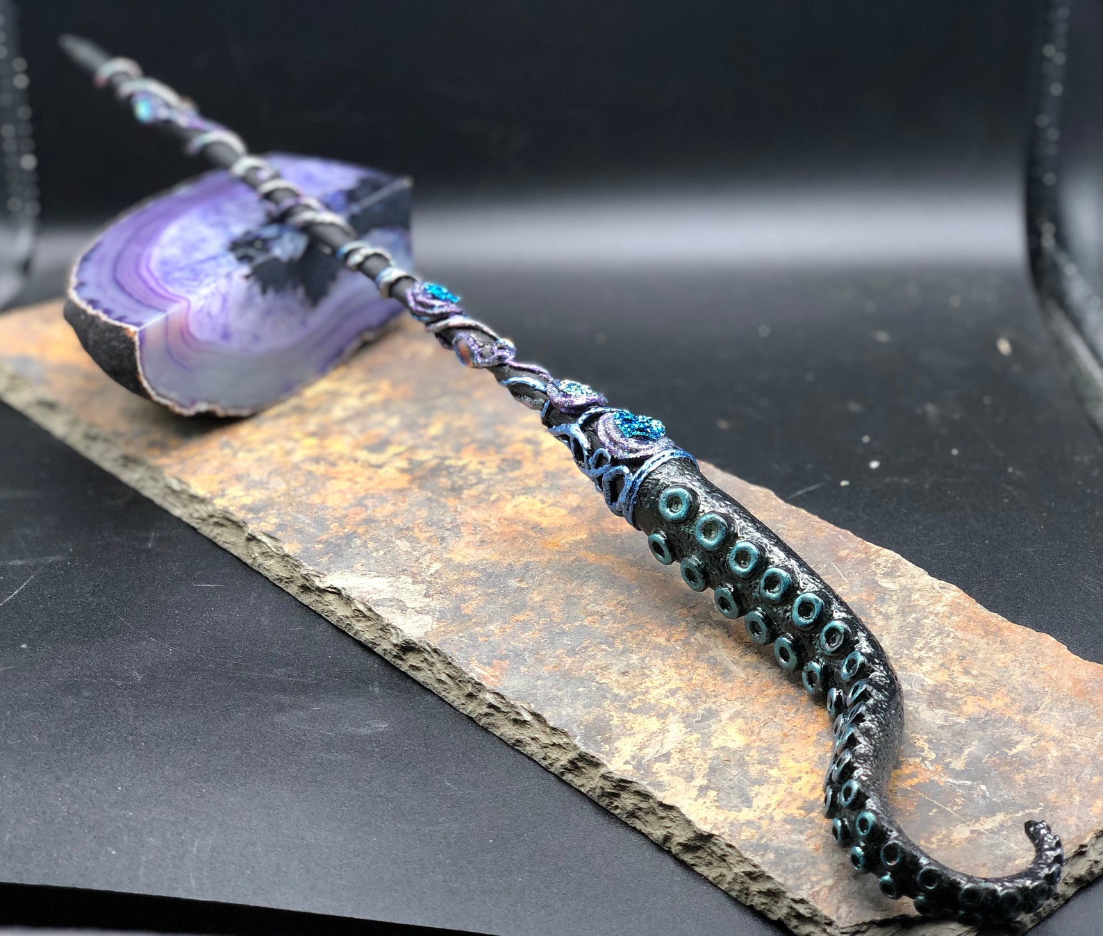 Sea Hag Octopus Sea Wand-mermaid Wand-pirate Wand-witch - Etsy