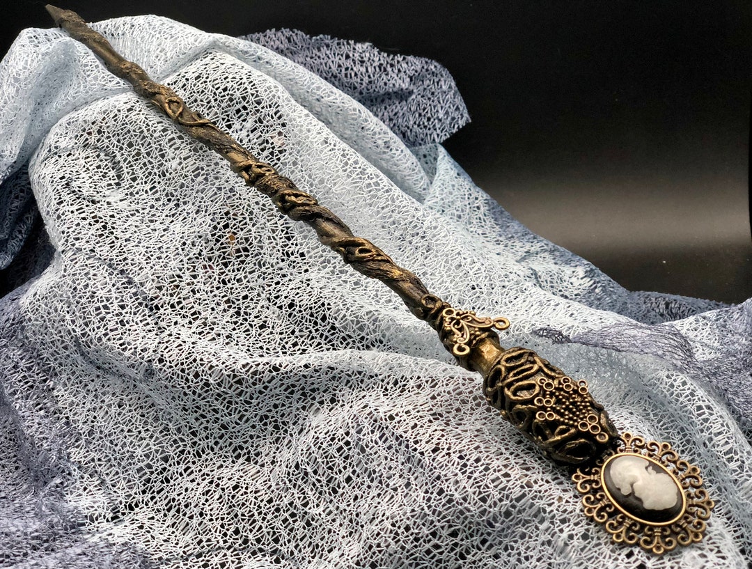 Witch Wizard Fairy Wand-wand-cameo Wand-queen Scepter-royal Wand-dark ...