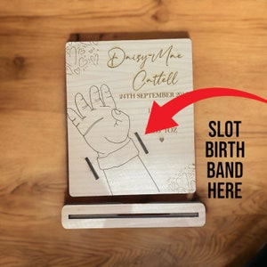 Baby Keepsake | Birth Band Hospital Band Keepsake |gift for New Mum ...