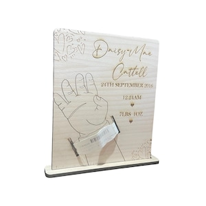 Baby Keepsake | Birth Band Hospital Band Keepsake |gift for New Mum ...