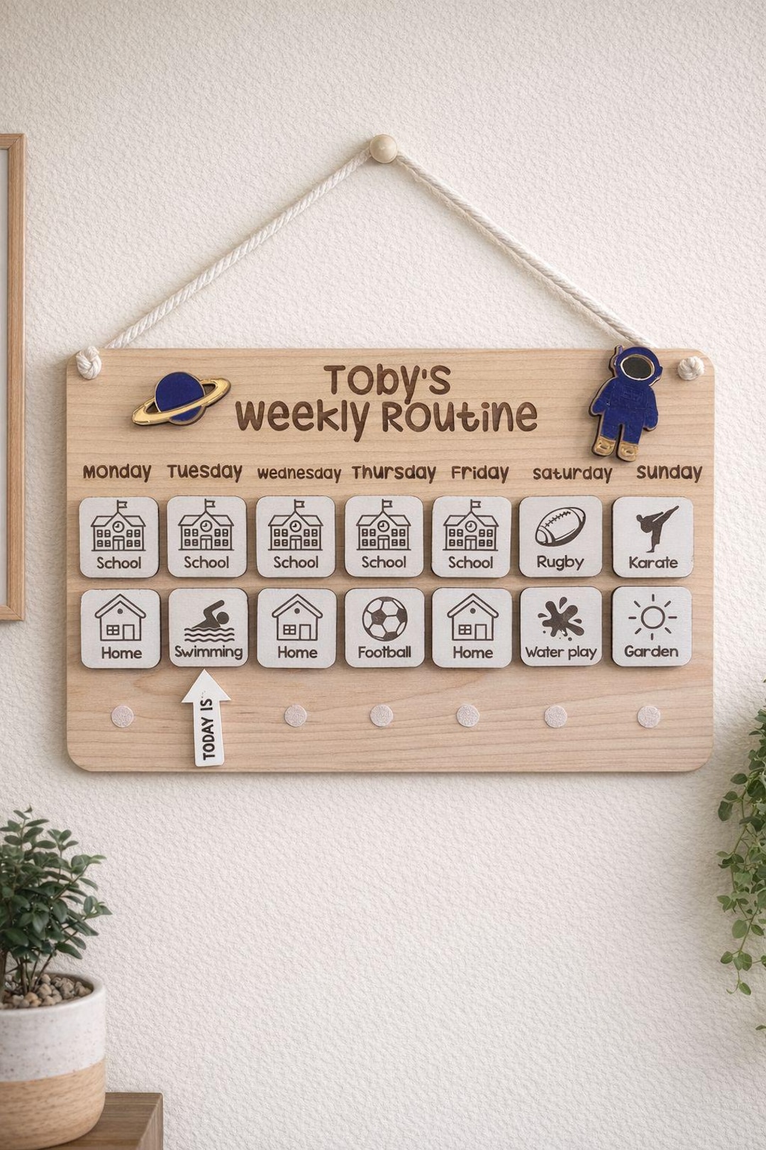 Personalised AM & PM Routine Board | SEN Visual Schedule for Kids ...