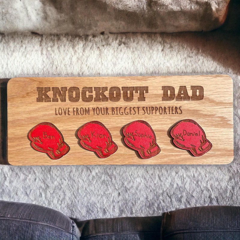Personalised Boxing Plaque - Etsy UK