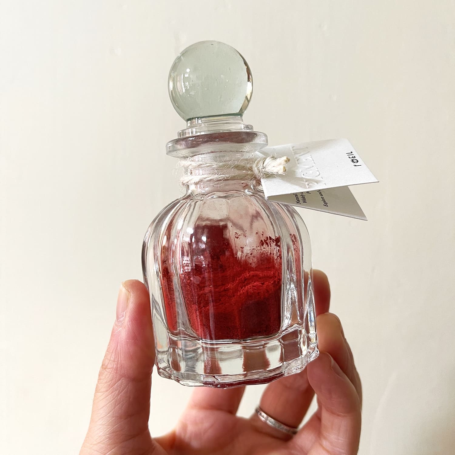 Natural Cinnabar Red Pigment for Creating Handmade Watercolor, Oil ...