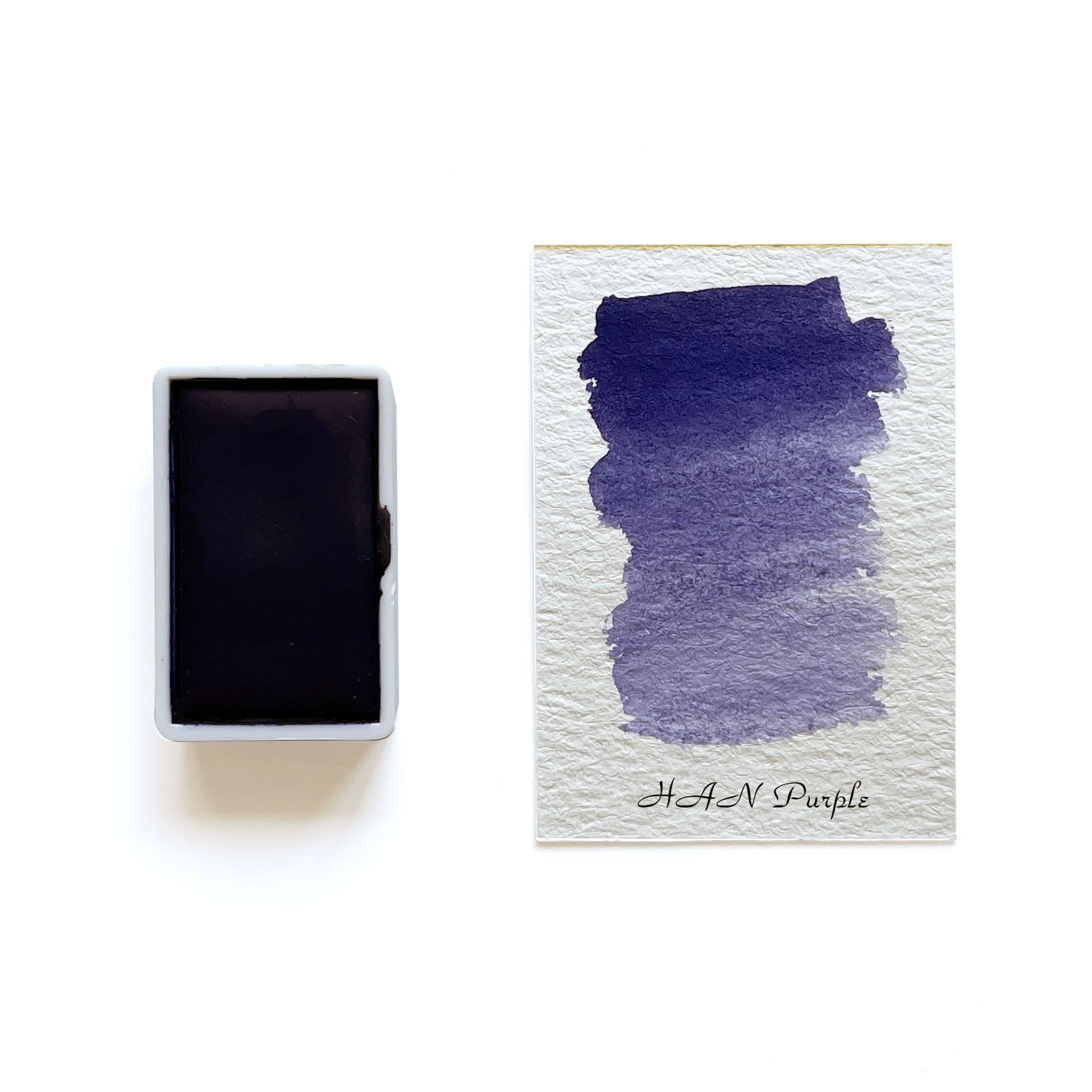 HAN Purple - Handmade Honey Based Watercolor Full Pan 3.2ml | L'oeil - Etsy