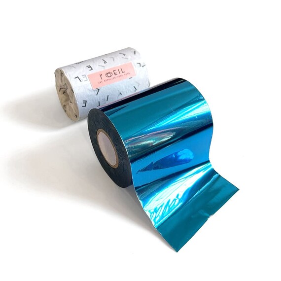 Metallic Blue Metallic Hot Stamp Heat Transfer Foil for Paper | Etsy