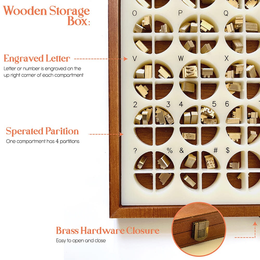 277pcs Customised Alphabet Letter Set Interchangeable A to Z Embossing ...