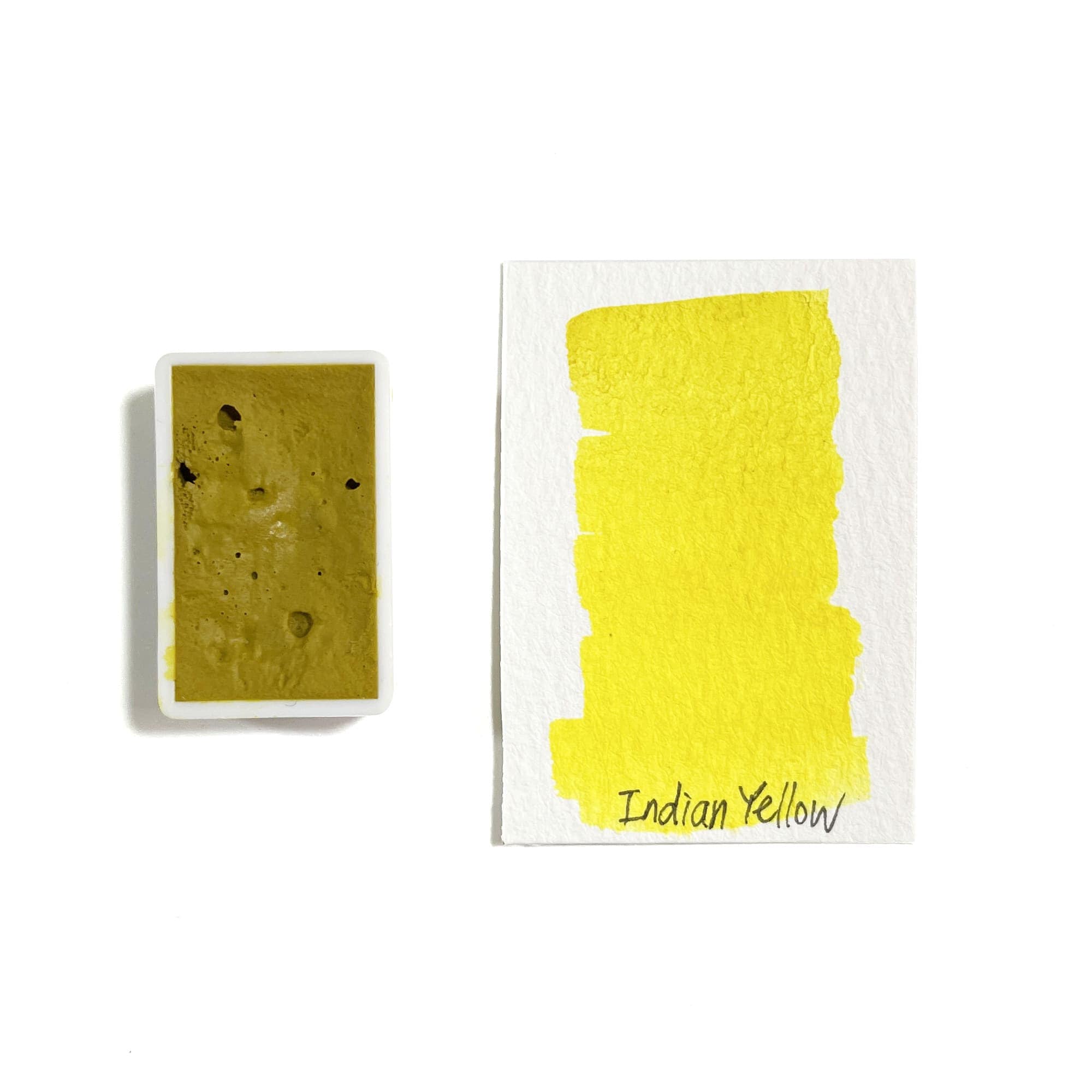 Indian Yellow Watercolor Paint