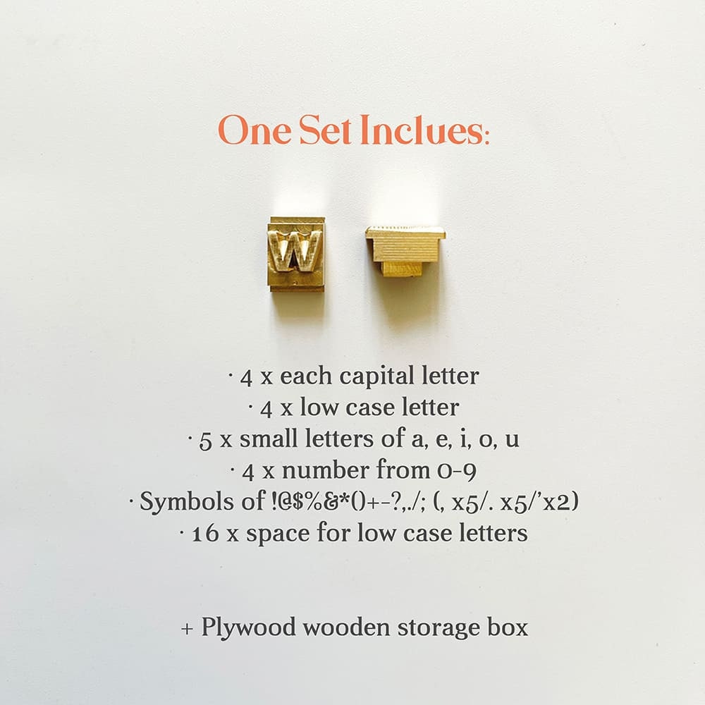 277pcs Customised Alphabet Letter Set Interchangeable A to Z Embossing ...