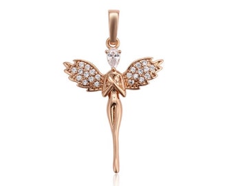 Rose Gold Angel | Etsy