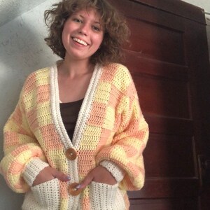 Checkerboard Cardigan