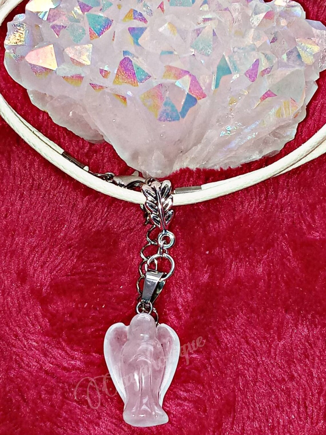 Crystal Angel Necklace - Etsy