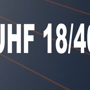 UHF 18/40 Sticker Car Decal Window Caravan Australia Aussie 4x4 4WD ...