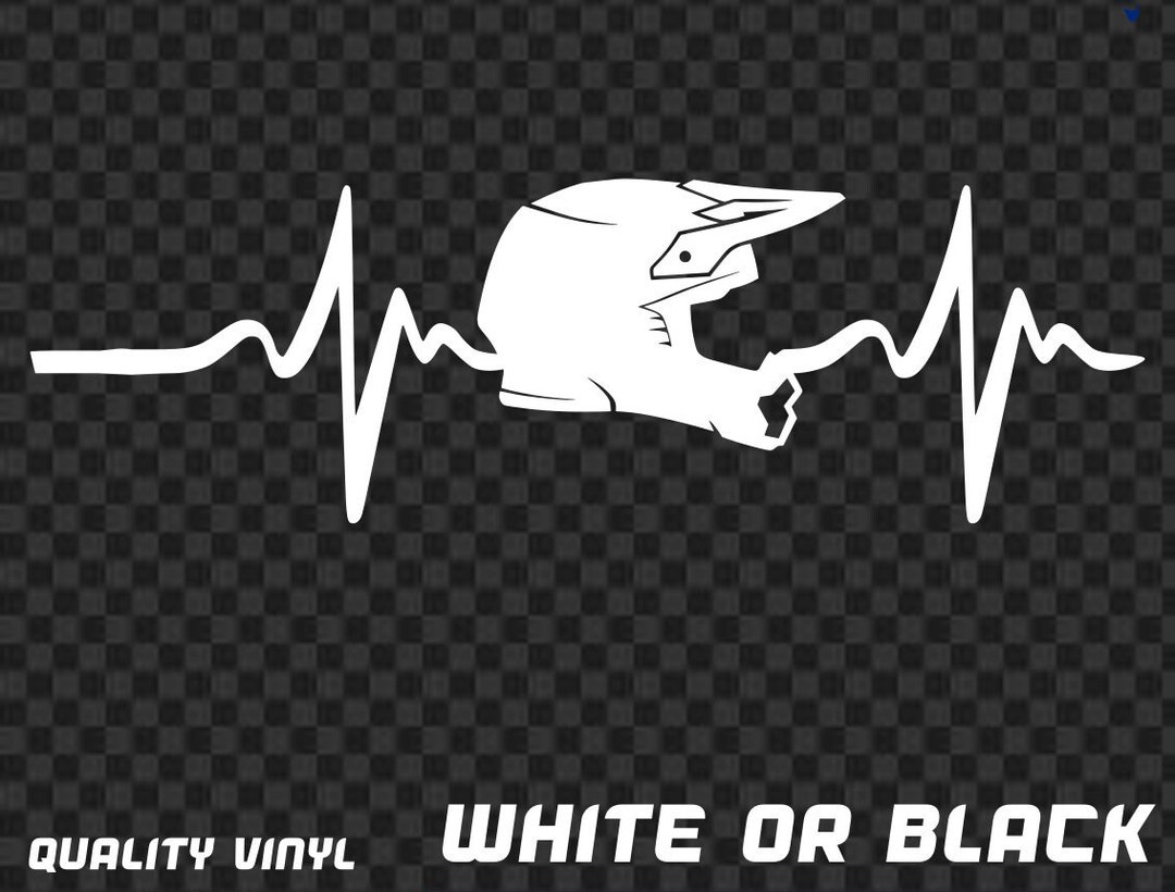 Moto Lifeline Helmet Sticker Car Decal Vinyl Window Biker Motorbike ...