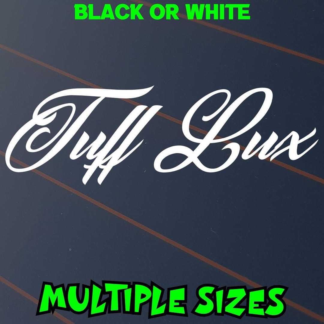 Tuff Lux Sticker Car Decal Country Aussie Outback Fits Hilux Window ...