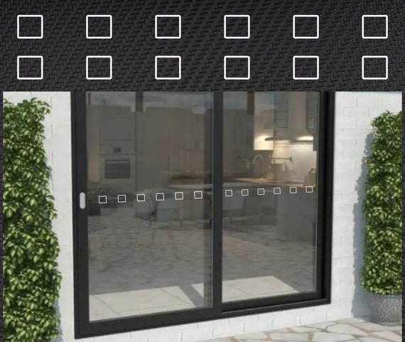 Safety Glass Sliding Door X2 Vinyl Decal Sticker Window - Etsy Australia
