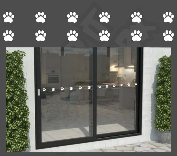 Safety Glass Sliding Door X2 Vinyl Decal Sticker Window | Etsy