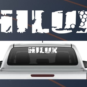 Hilux Sticker Car Decal Vinyl Window for Toyota 4x4 SR5 4WD Ute BNS TRD ...