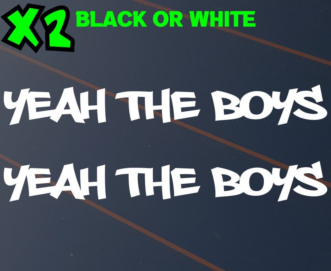 Yeah the Boys X2 Vinyl Decal Sticker Car Window JDM YTB Aussie Ute 4x4 ...