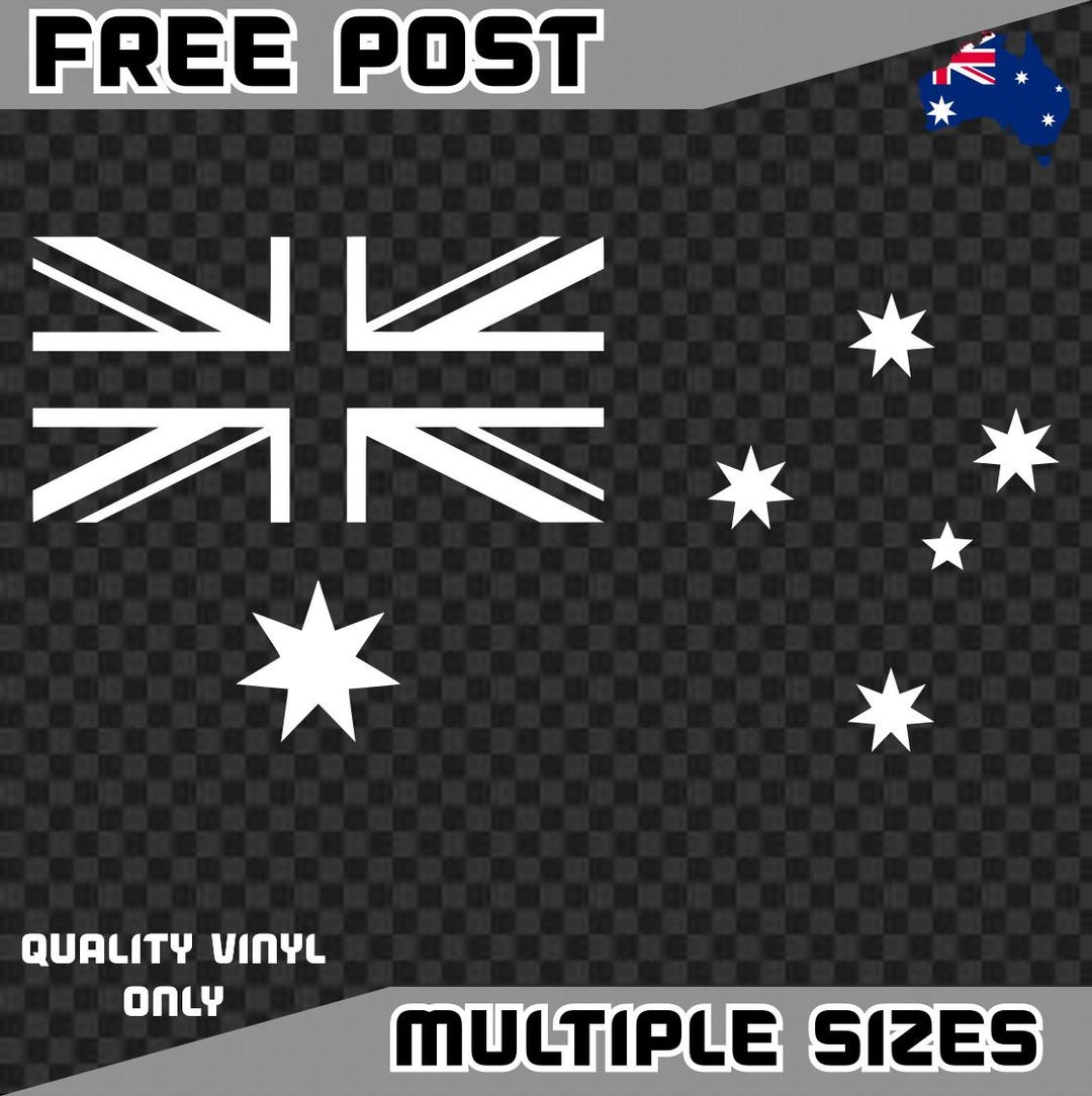 Australian Flag Sticker Car Decal Vinyl Window Southern Cross Aussie ...
