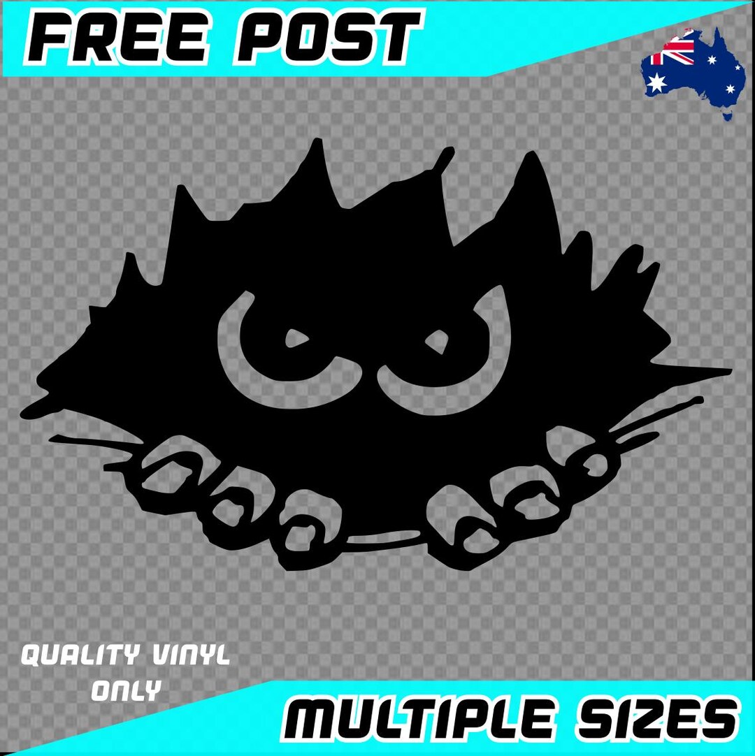 Peeping Monster Sticker Car Decal Vinyl Window Peeking Eyes 4x4 4WD ...
