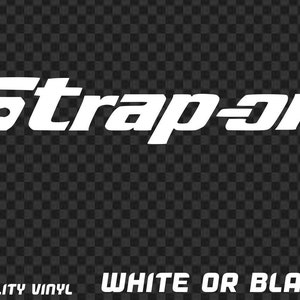 Strap on Sticker Car Decal Vinyl Window Ute Funny 4x4 JDM Drift 4WD ...