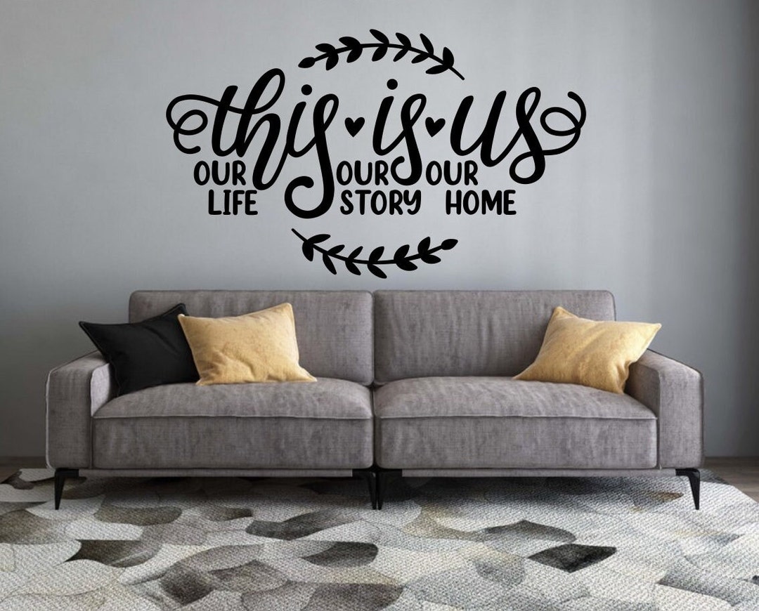 This is Us Sticker Vinyl Decal Wall Art Quotes Removable Home DIY Love ...