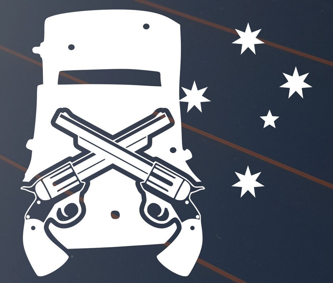 Ned Kelly Southern Cross Sticker Car Decal Vinyl Window Australia ...