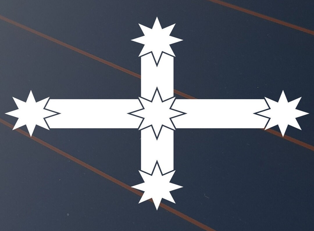 Eureka Stockade Flag Vinyl Decal Sticker Car Window Australia Southern ...