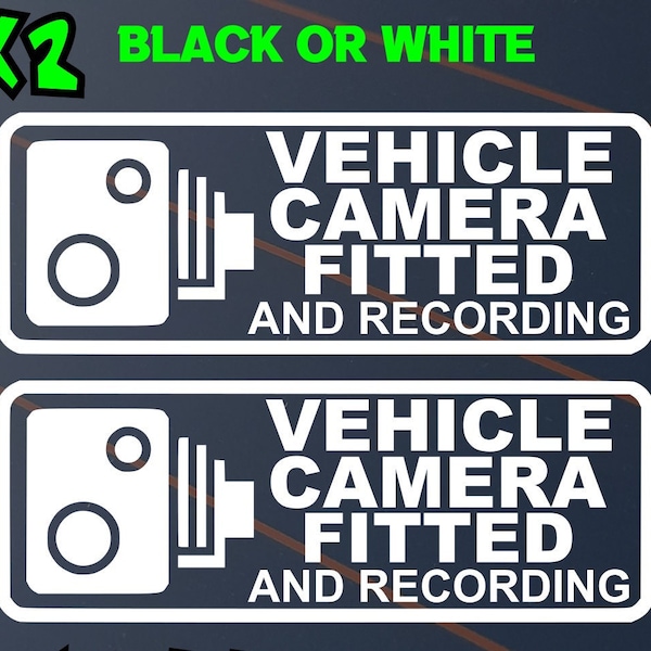 Dash Cam Logo Car Stickers - Etsy Australia