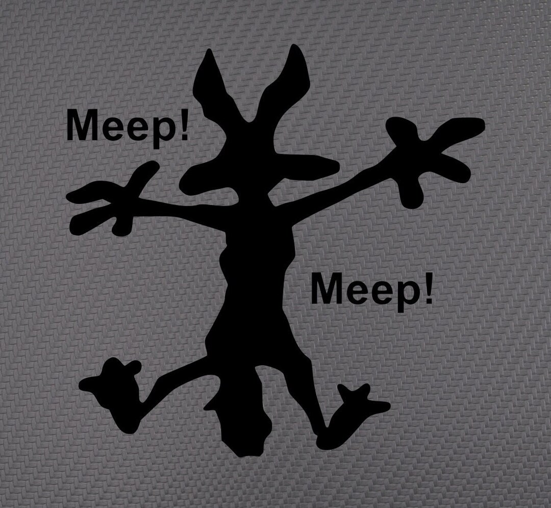 Coyote Large Vinyl Decal Sticker Car Window Caravan Float Flat Dent Hot ...