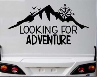 Custom Name UHF 18/40 Vinyl Decal Sticker Car Caravan Living the Dream ...