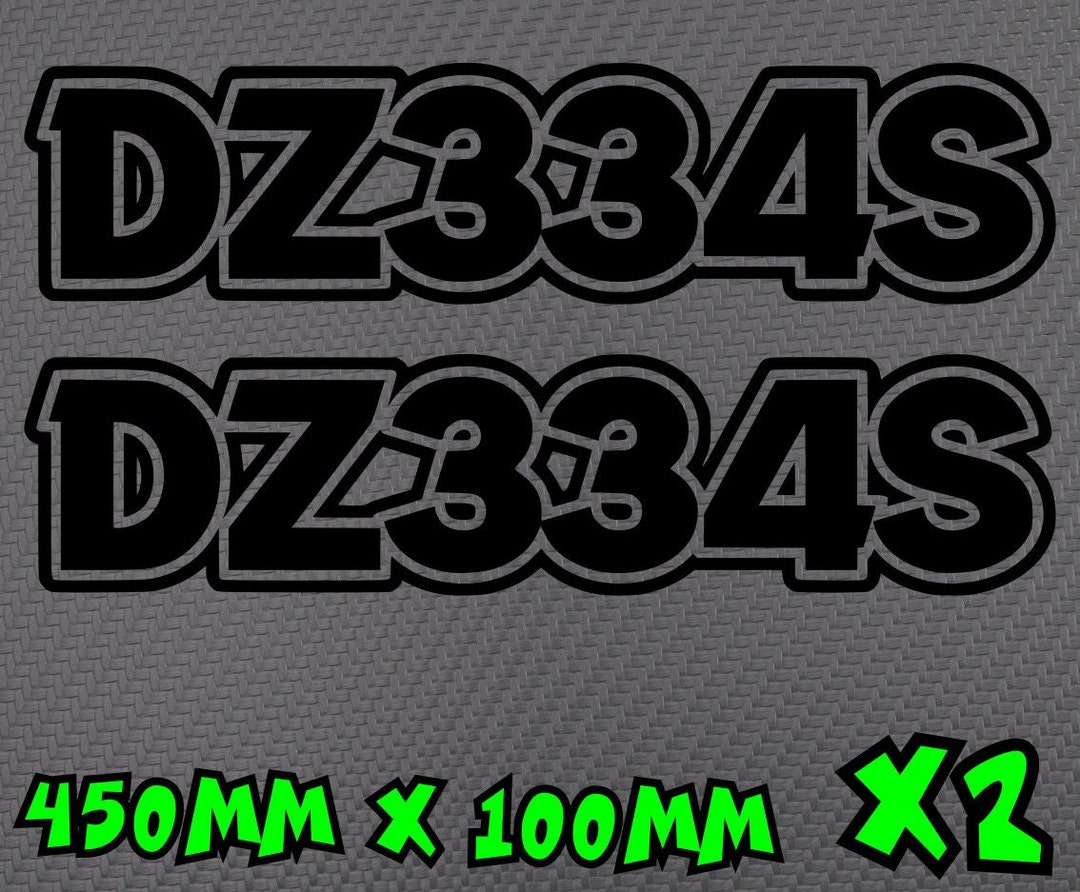 Custom Jetski Rego Number X2 Sticker Decal Vinyl Personalised ...