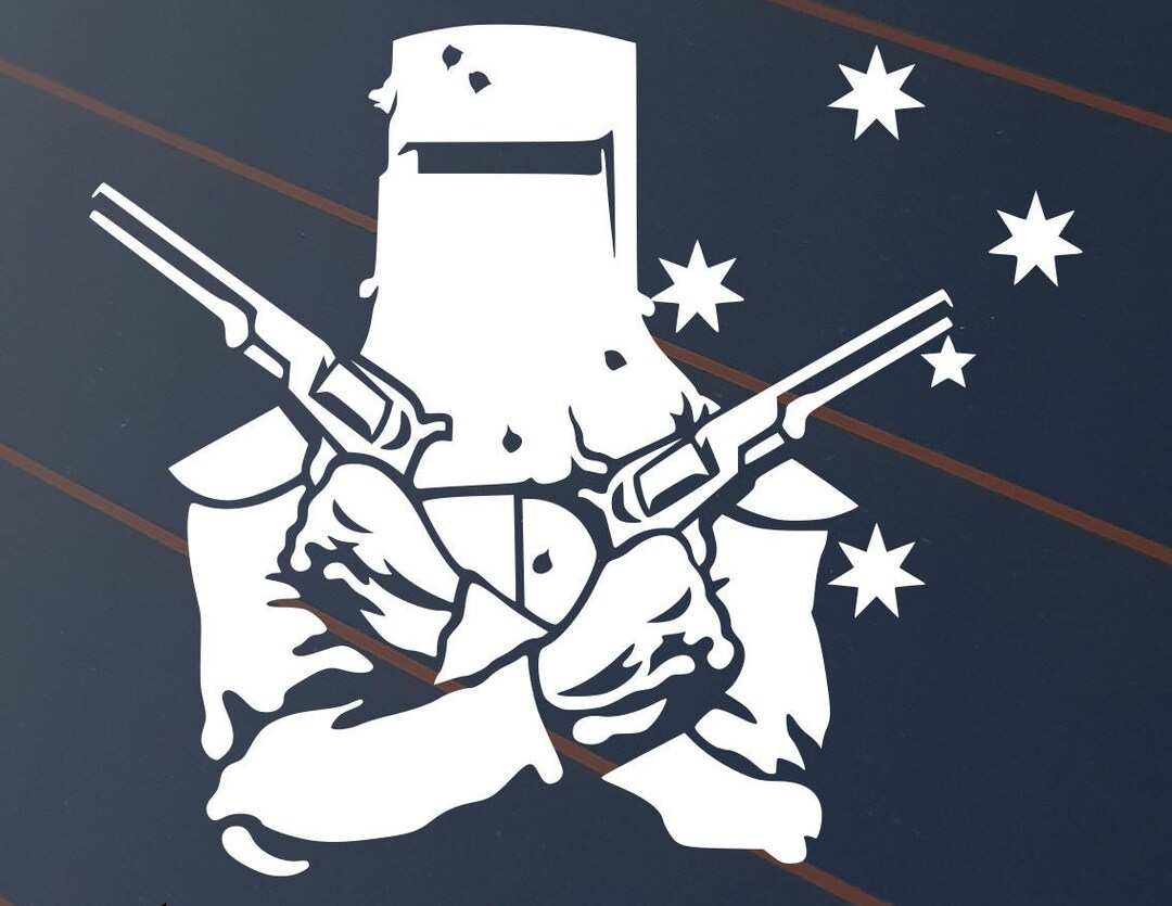 Ned Kelly Southern Cross Sticker Car Decal Vinyl Window - Etsy Australia