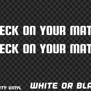 Check on Your Mates X2 Vinyl Decal Sticker Car Mental Health Awareness ...