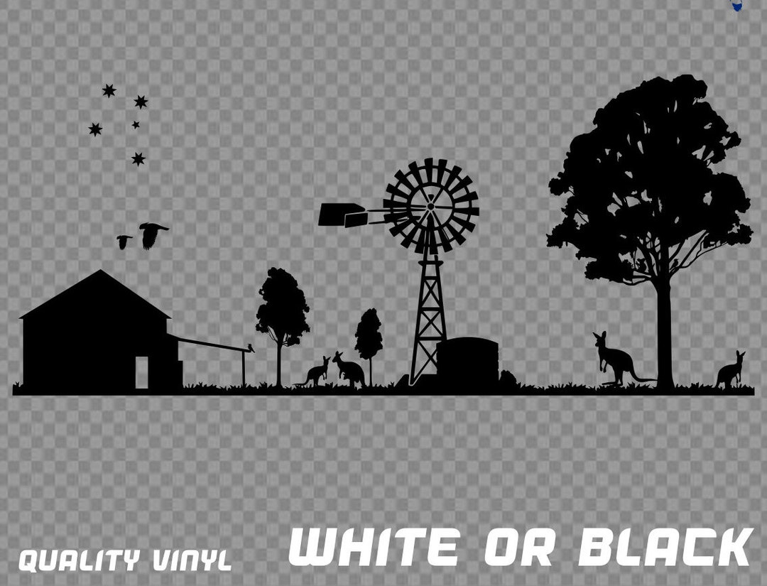 Aussie Outback Sticker Car Decal Vinyl Australia Country Caravan Window ...