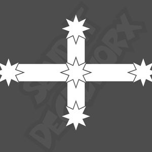 Eureka Stockade Flag Vinyl Decal Sticker Car Window Australia Southern ...