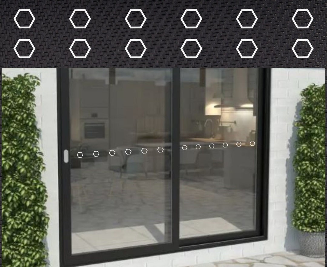 Safety Glass Sliding Door X2 Vinyl Decal Sticker Window Protection ...