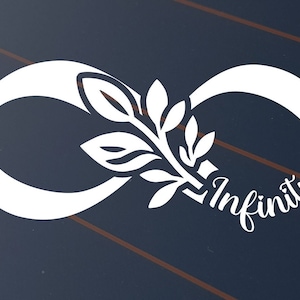 Infinity Symbol Sticker Car Decal Vinyl Window Love Family Eternity ...