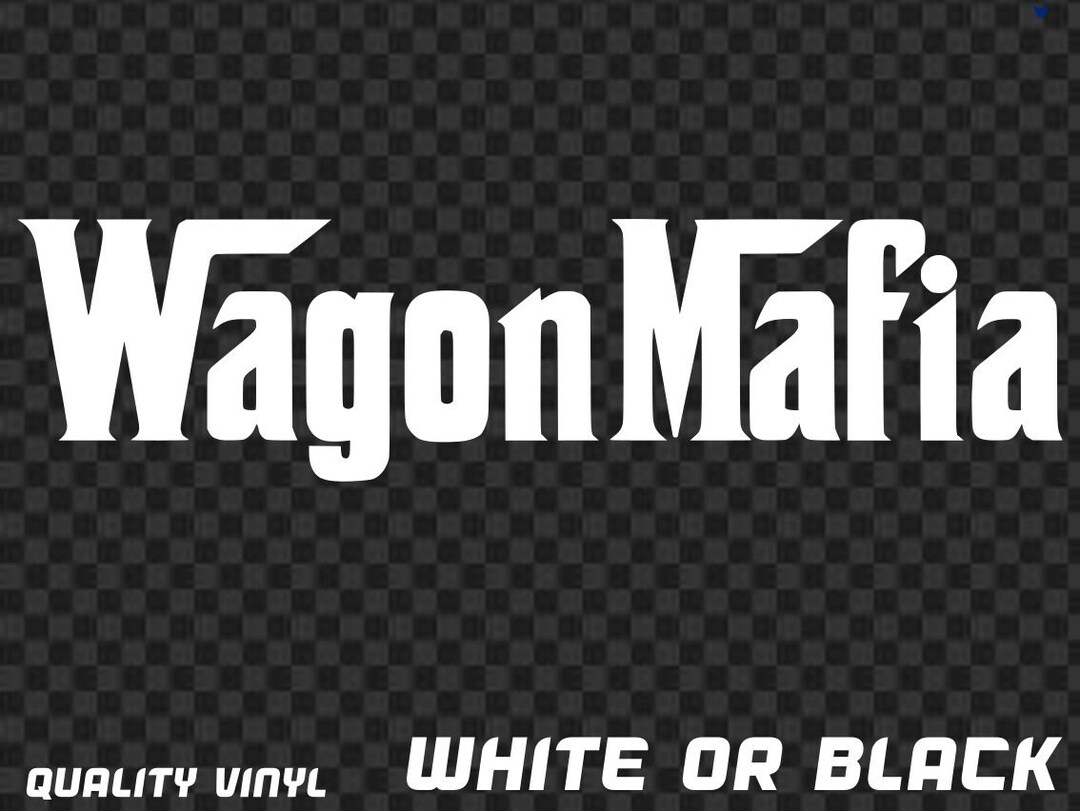 Wagon Mafia Sticker Car Decal Vinyl Window JDM Drift Hoon Turbo Stagea ...