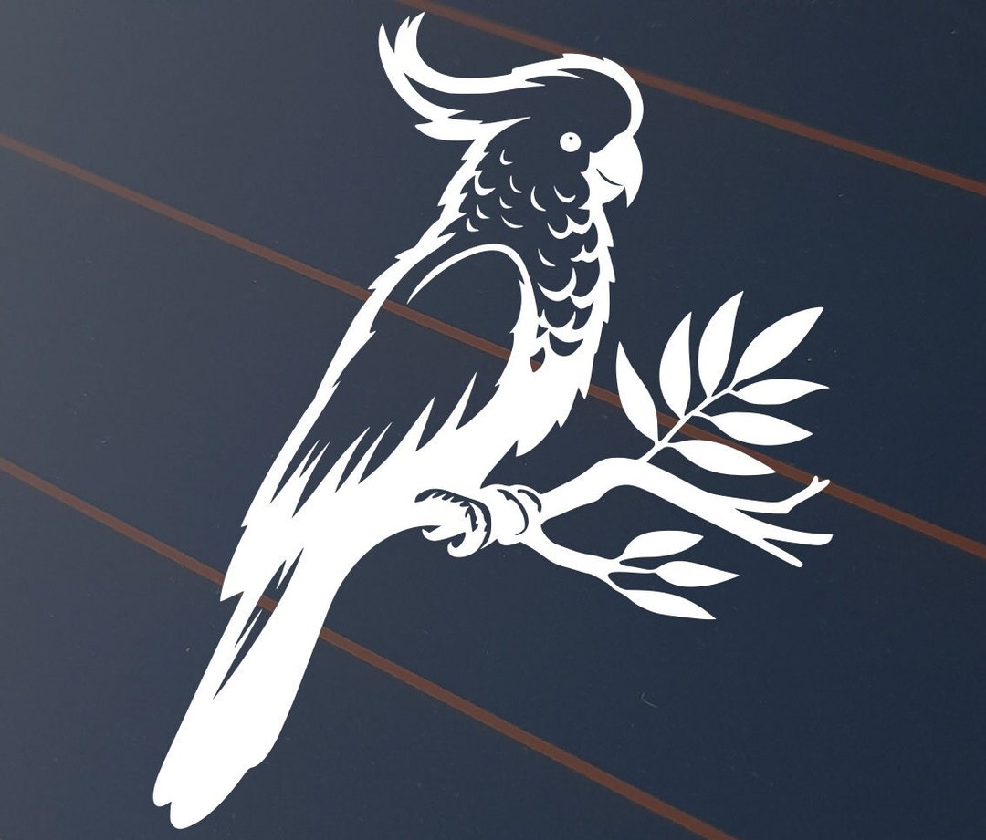 Cockatoo Sticker Decal Car Window Australian Native Bird Australia ...